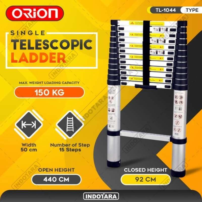 Promo Tangga Lipat Teleskopik 4.4M - Orion Telescopic Ladder Diskon 23% ...