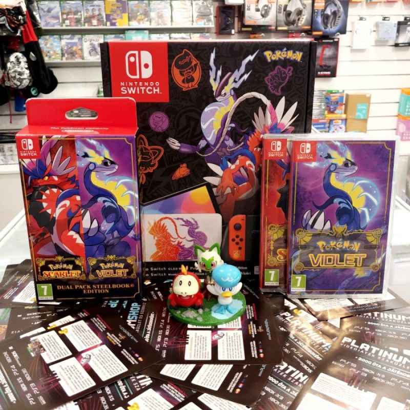 Promo NINTENDO SWITCH OLED POKEMON SCARLET & VIOLET EDITION Diskon 33% ...