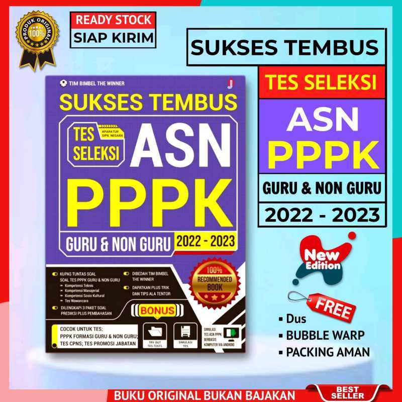 Promo BUKU SUKSES TEMBUS TES SELEKSI ASN APARATUR SIPIL NEGARA PPPK ...