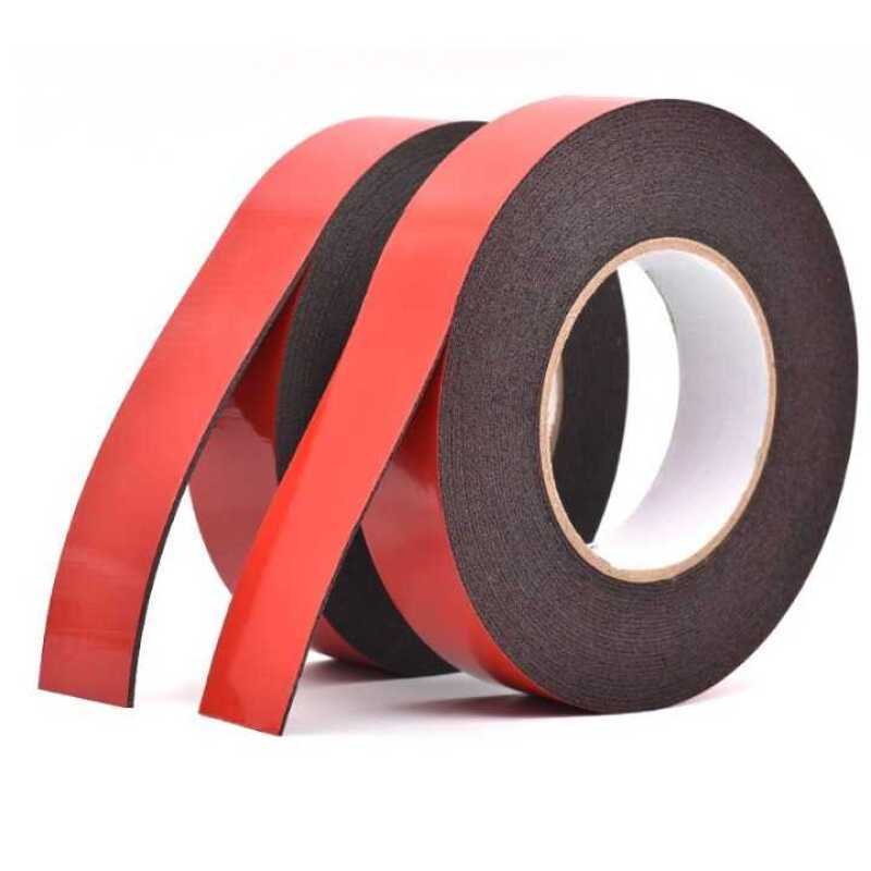 Promo Ecihen Lakban Double Tape Foam 10m x 2mm - Ech01 Warna Merah ...