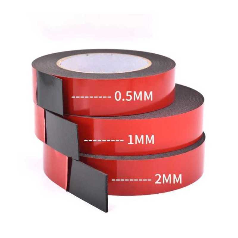 Promo Ecihen Lakban Double Tape Foam 10m x 2mm - Ech01 Warna Merah ...