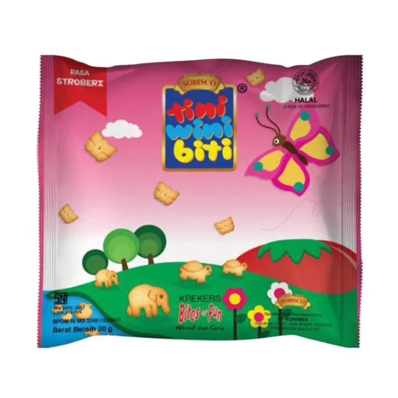 Jual WHS - tini wini biti Strwaberry Biskuit [20 g] di Seller Konimex ...