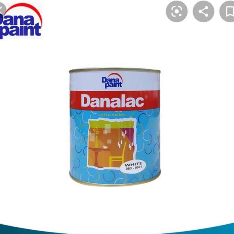 Jual Cat kayu dan besi Danalac warna putih,putih dof,hitam,hitam dof di ...