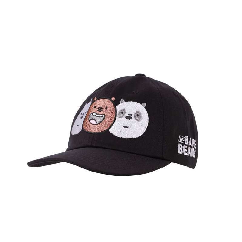 Jual We Bare Bears Faces Cap - Black Di Seller Shining Bright Official ...