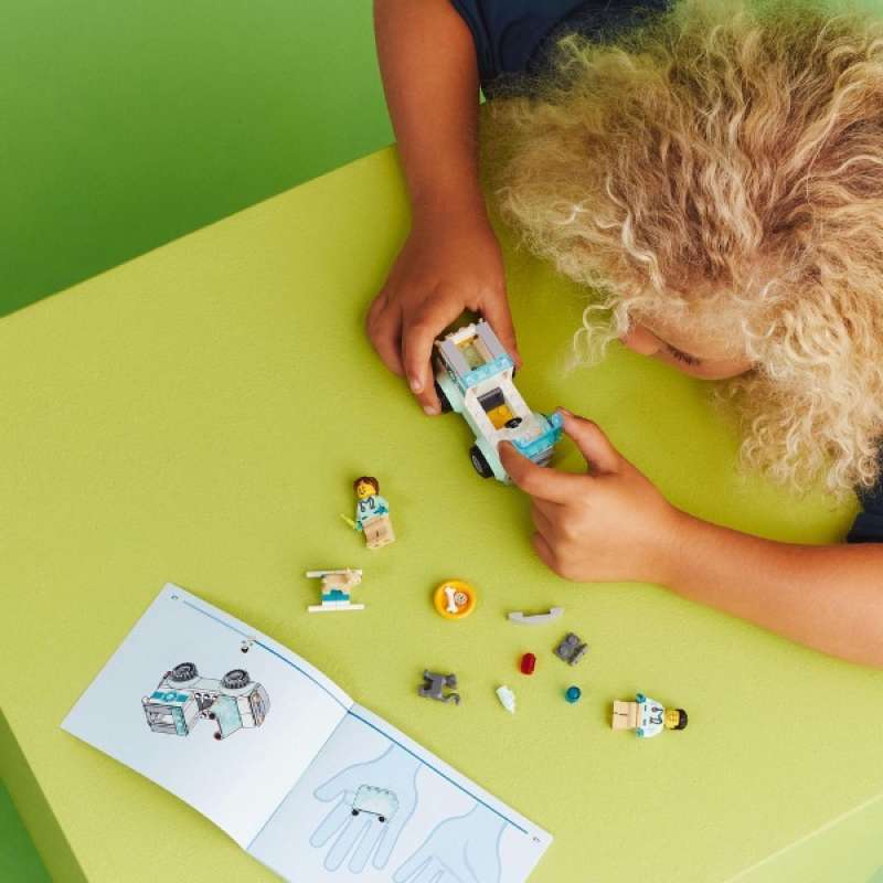 Jual Lego City 60382 Vet Van Rescue Building Toy Set (58 Pieces) Di ...