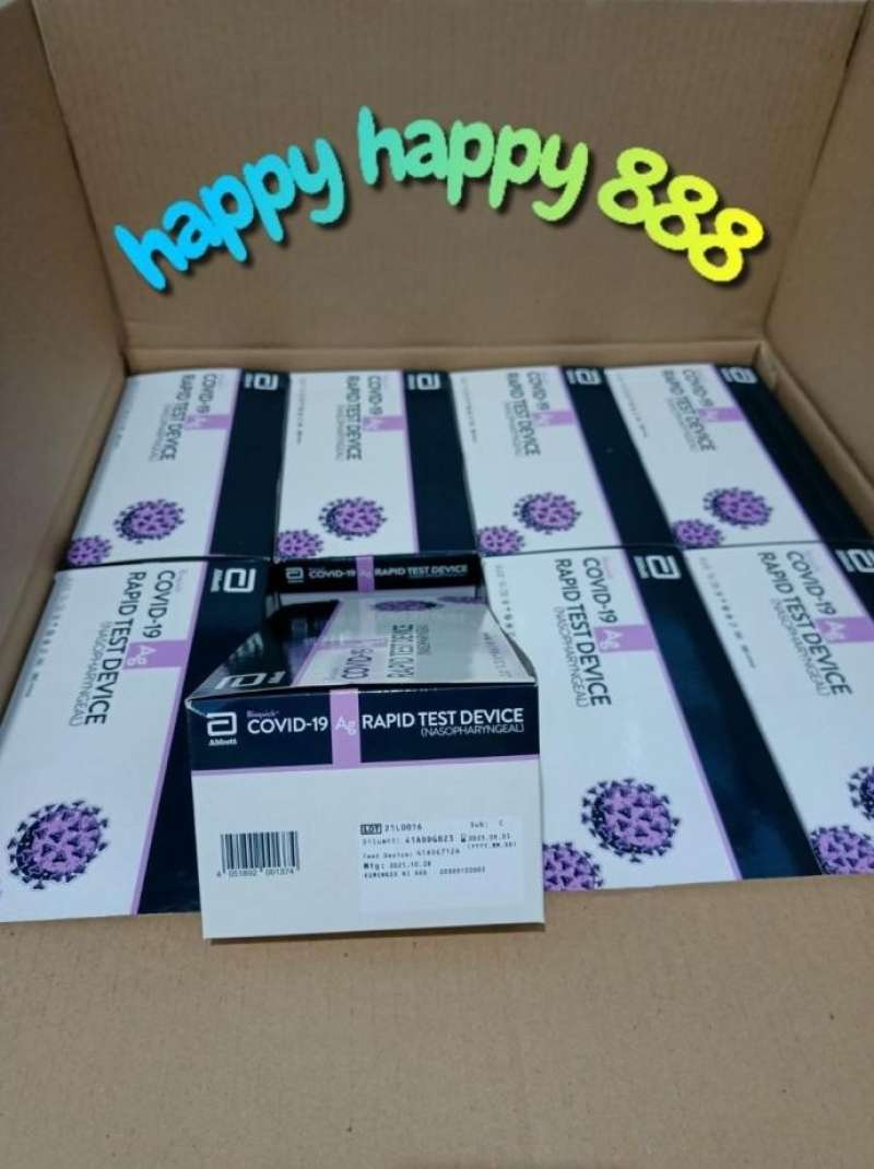 Jual New Antigen Abbott Bioquick Naso 1 Box Alat Swab Expired 2023 ...