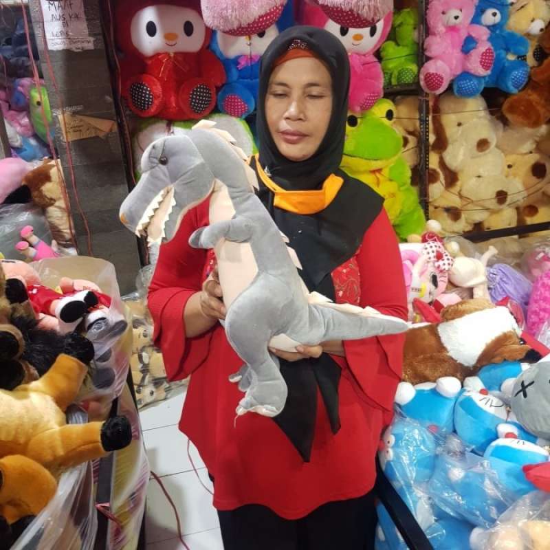 Jual Boneka Dinosaurus Dino Tyrex Trex Brontosaurus Dragon Naga Abu ...