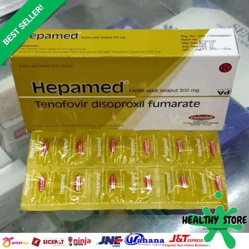 Jual Hepamed Arv Tenofovir 300 Mg Isi 30 Tablet Original Di Seller ...