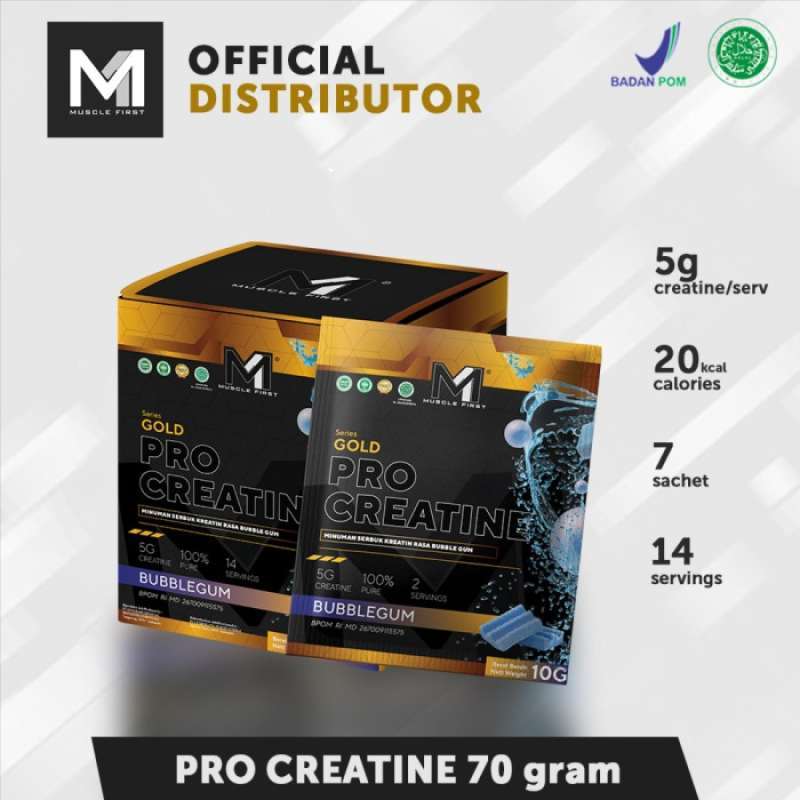 Jual Muscle First M1 Pro Creatine 14 Serving (7 Sachet) - 70 Gram ...