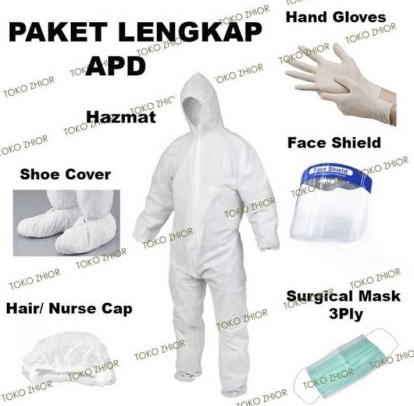 Jual HAZMAT TASLAN BISA DICUCI FULL SET LENGKAP di Seller Afifah Tick ...