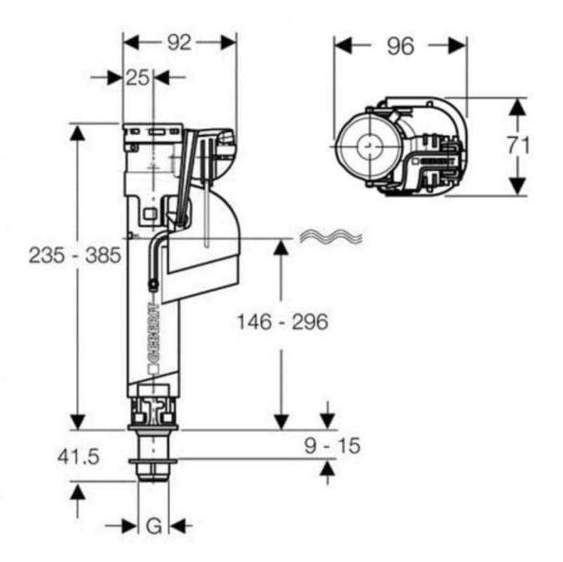 Jual Pelampung Kloset Toto Geberit Tg271217b (kemasan Ori Blister Toto ...