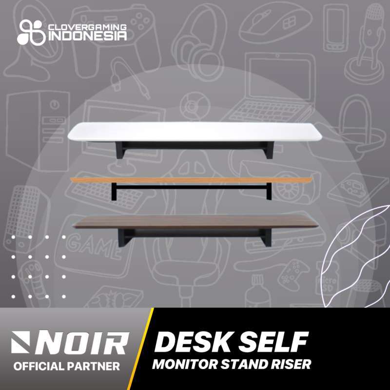 Jual Noir Desk Shelf Monitor Stand Riser Meja di Seller Clover Gaming ...