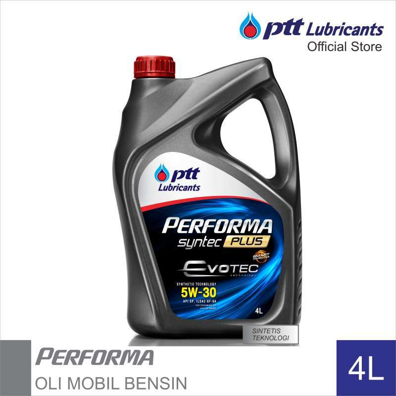 Jual Ptt Lubricants Performa Synthetic Plus Sae 5w30 Api Sp, Ilsac Gf ...