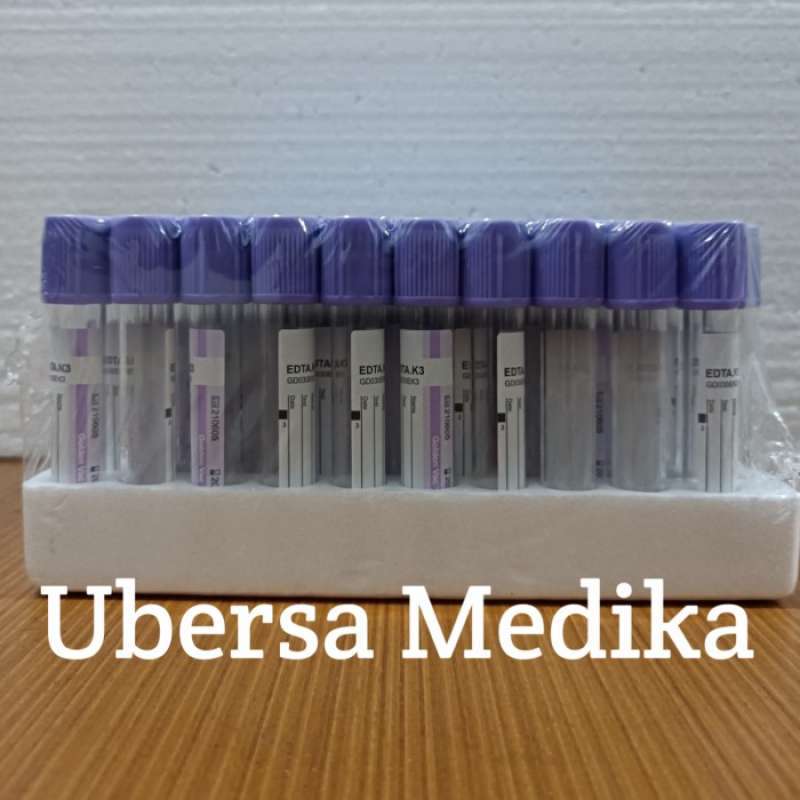 Jual Tabung Edta K3 3ml Golden Vac / Vacuum Tube / Vacutainer Di Seller ...