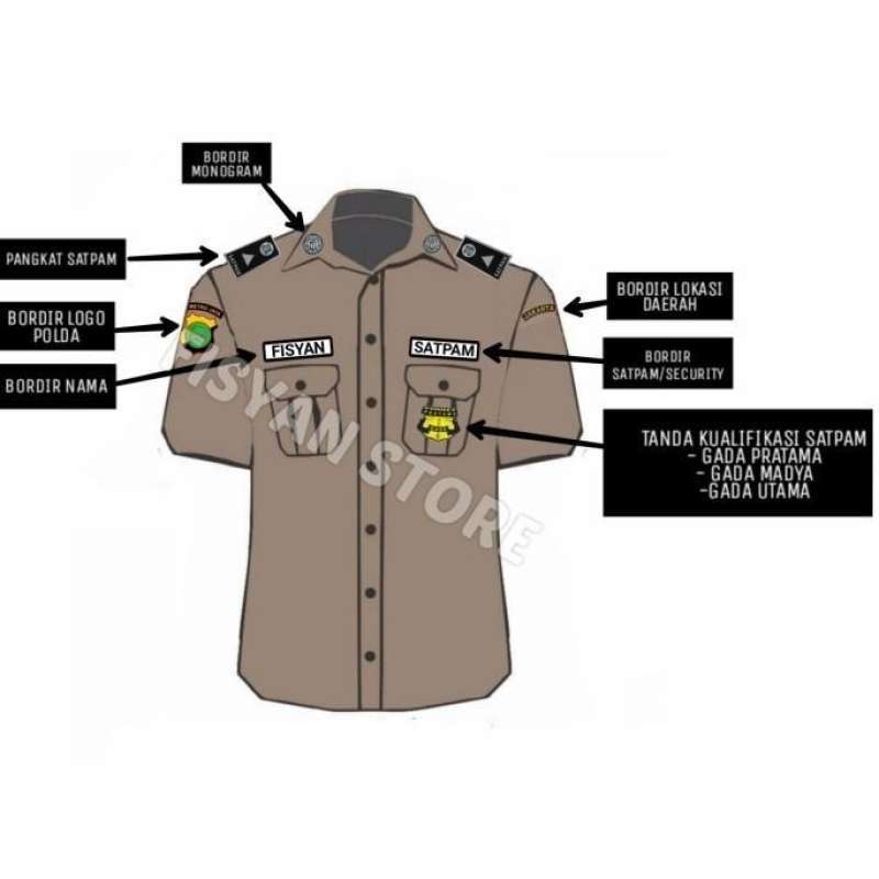 Jual Paket Seragam Pdh Satpam | Paket Seragam Pdh Security Ready Kak di ...