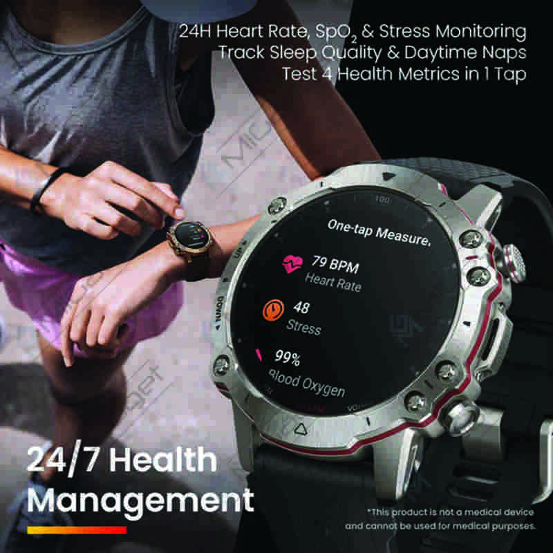 Jual Smartwatch Amazfit Falcon Jam Tangan Digital Titanium Gps 20atm ...