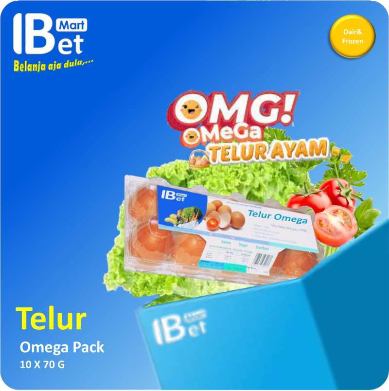 Promo Telur Omega Pack ( 10 X 70 G ) Halal Diskon 20% Di Seller Ibet ...