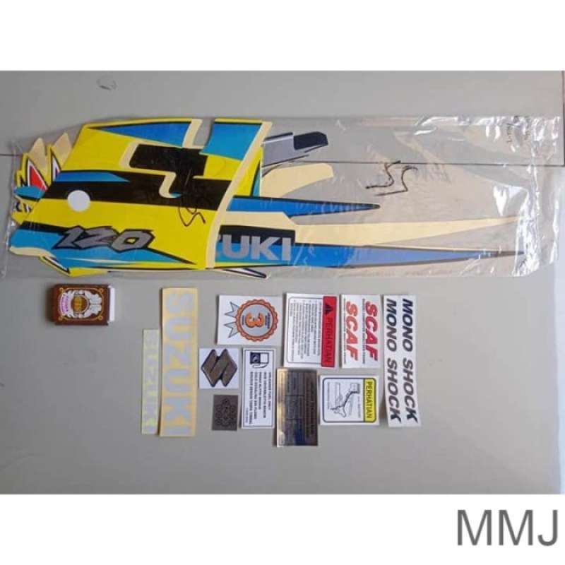 Promo Sticker Stripping Satria Hiu Lscm Malaysia Kuning Hitam Diskon 23 ...