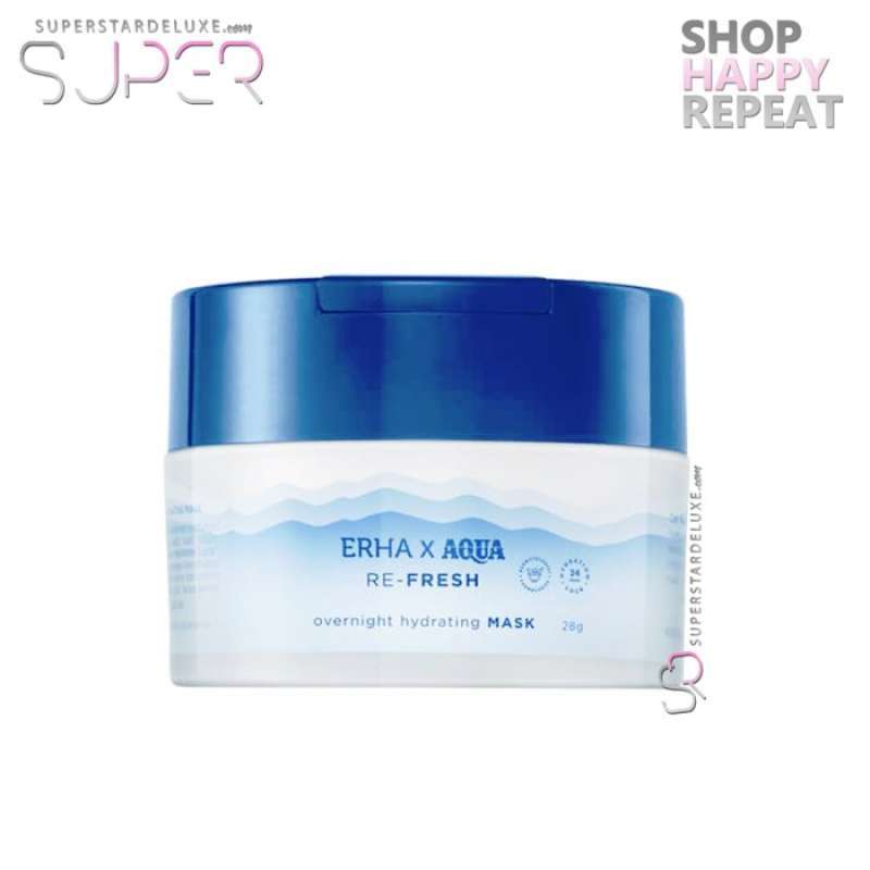 Jual ERHA X AQUA Re-Fresh Hydrating Overnight Mask (hidrasi nutrisi ...