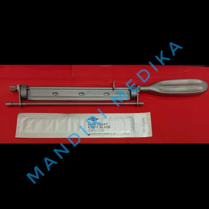 Jual Humby Dermatome Skin Graft Handle + Knife Set Kualitas Premium Di ...