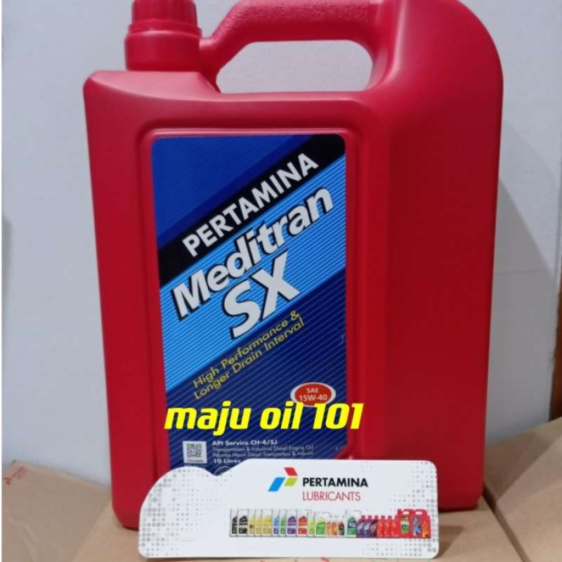 Promo oli pertamina meditran sx 15w 40 10 Liter Diskon 23% di Seller ...