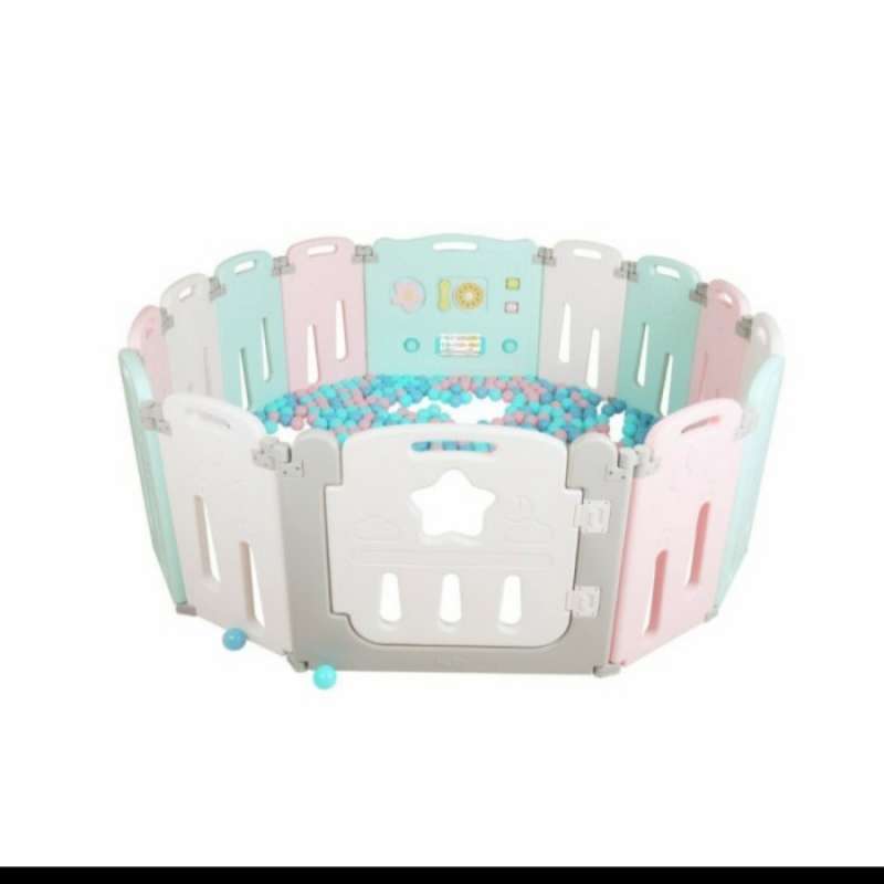 Jual Pagar Bundling Fold Fence Starlight + Wilore PVC Funny ABC Animals ...