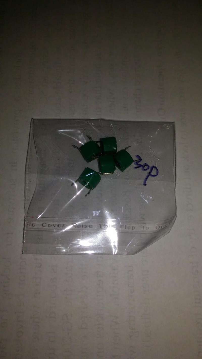 Jual 30pf 30 Pf Trimmer Ceramic Capacitor Variable Capacitor Trimer ...