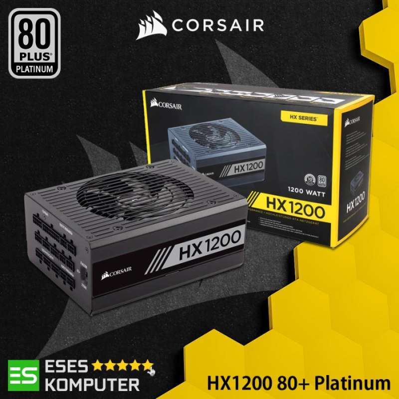 Jual PSU Corsair HX Series HX1200 - 1200Watt 80 Plus Platinum Fully ...