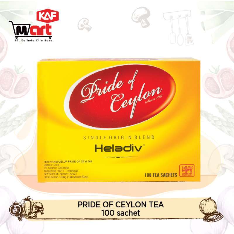 Jual Heladiv Pride Of Ceylon Tea 100sachet di Seller KAF Mart Official ...