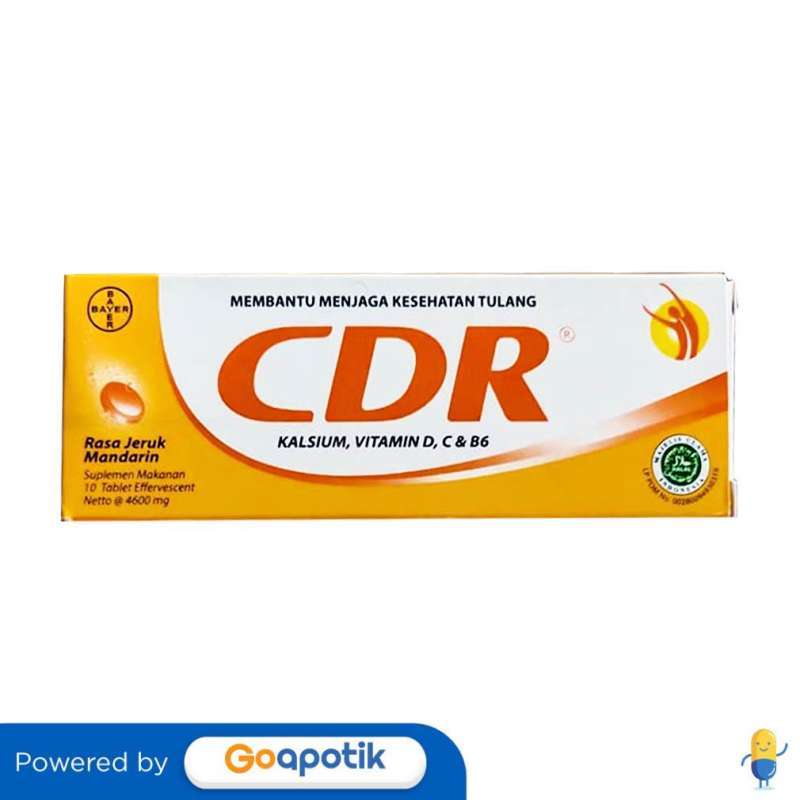 Jual Cdr Rasa Jeruk Mandarin Tube 15 Tablet Di Seller Apotek Budi Sehat ...