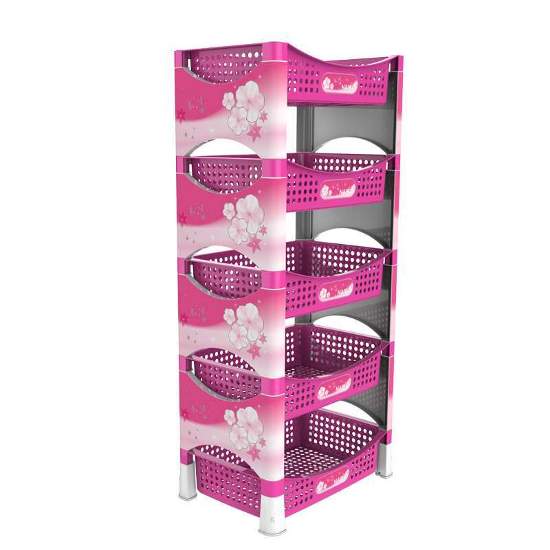 Promo RAK MULTIFUNGSI NAIBA BERMOTIF - SAKURA PINK Diskon 12% di Seller ...