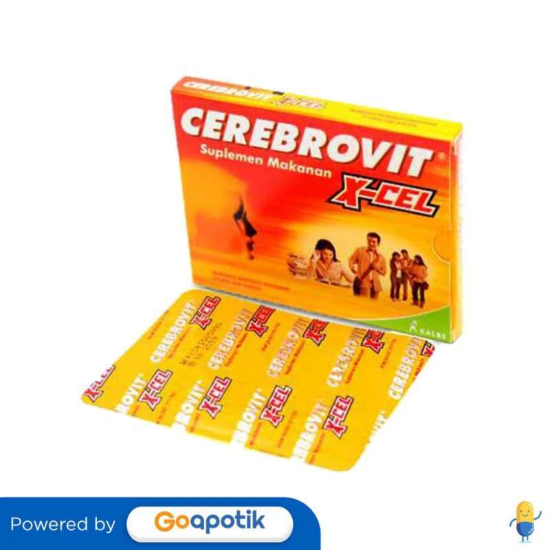 Jual Cerebrovit X Cell Strip 10 Kapsul Di Seller Apotek Angkot Sari ...