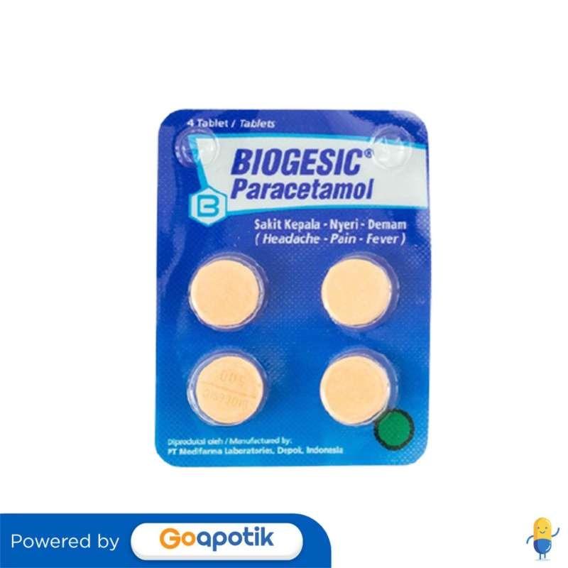 Jual Biogesic 500 Mg Strip 4 Tablet Di Seller Apotek Amerta Jakarta ...