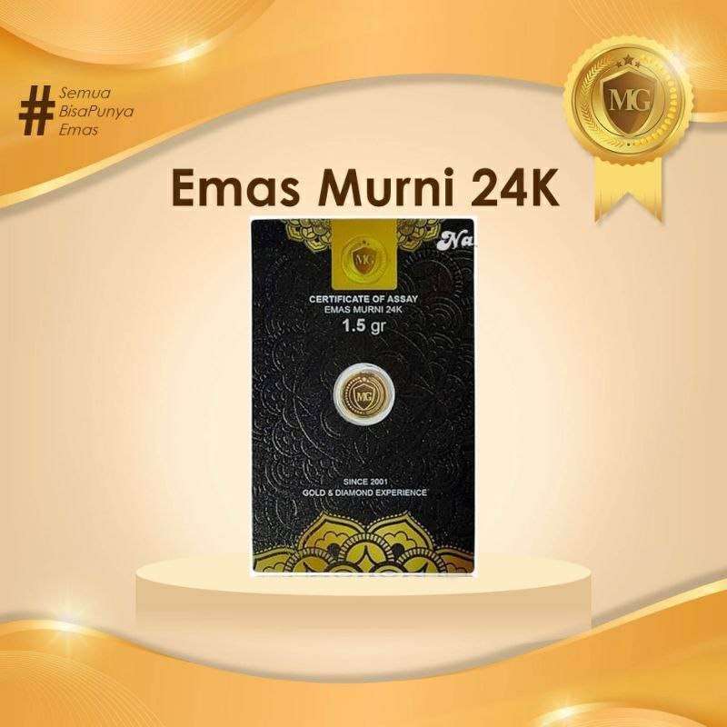 Jual MINIGOLD Reguler Series 1.5 Gram Kemasan PVC TERMURAH Emas Mini ...