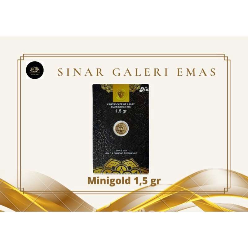 Jual MINIGOLD Reguler Series 1.5 Gram Kemasan PVC TERMURAH Emas Mini ...