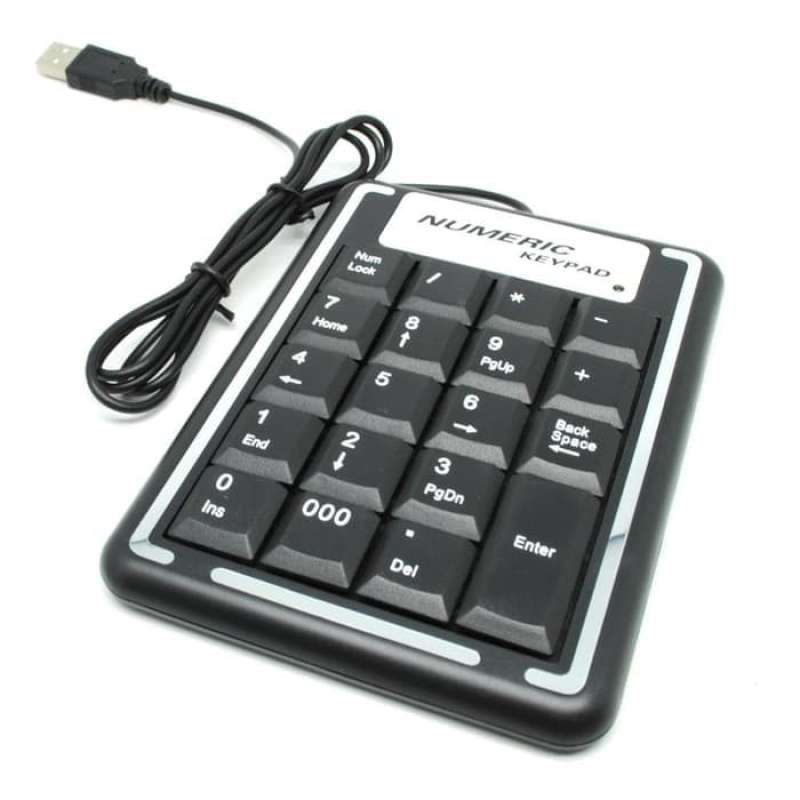 Promo keyboard external Numeric Keypad USB (hanya angka) Diskon 26% di ...