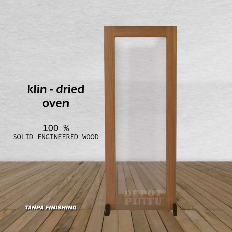 Jual Pintu kayu Glass Full Nyatoh Solid Engineered Wood 211cmx 83cm x 3 ...