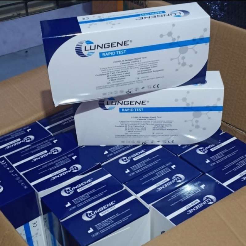 Jual Lungene Swab Antigen Akl Kemenkes Antigen Swab Isi 25 di Seller ...