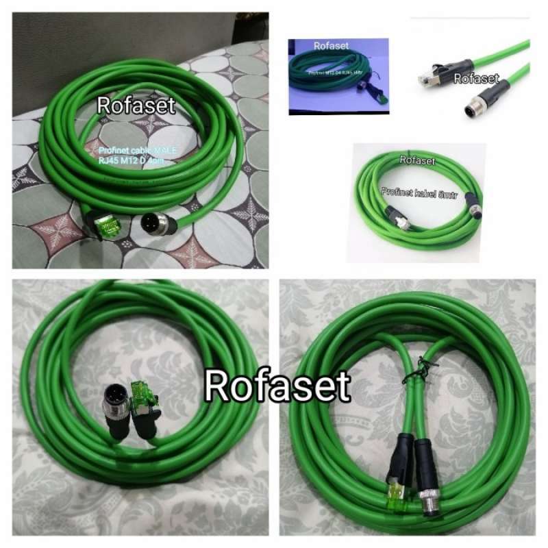 Promo kabel extension PROFINET 5mtr M12 D code male RJ45 Diskon 23% di ...
