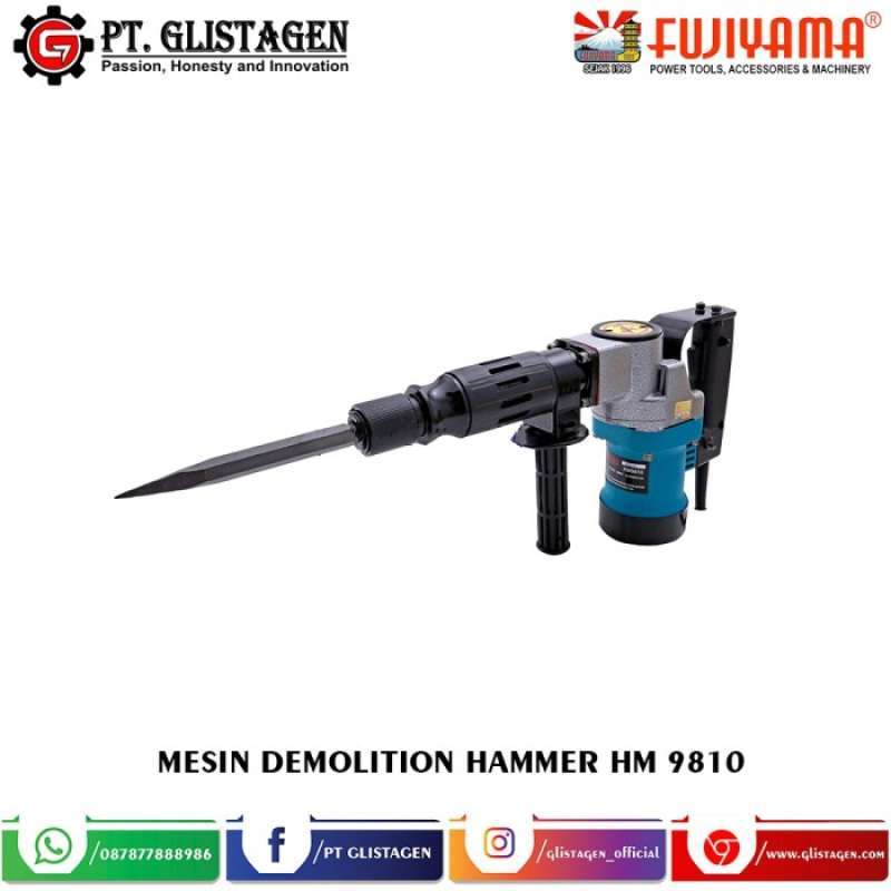 Promo FUJIYAMA HM 9810 DEMOLITION HAMMER HM9810 MESIN BOBOK BETON 5KG Diskon 23% di Seller Ponda ...