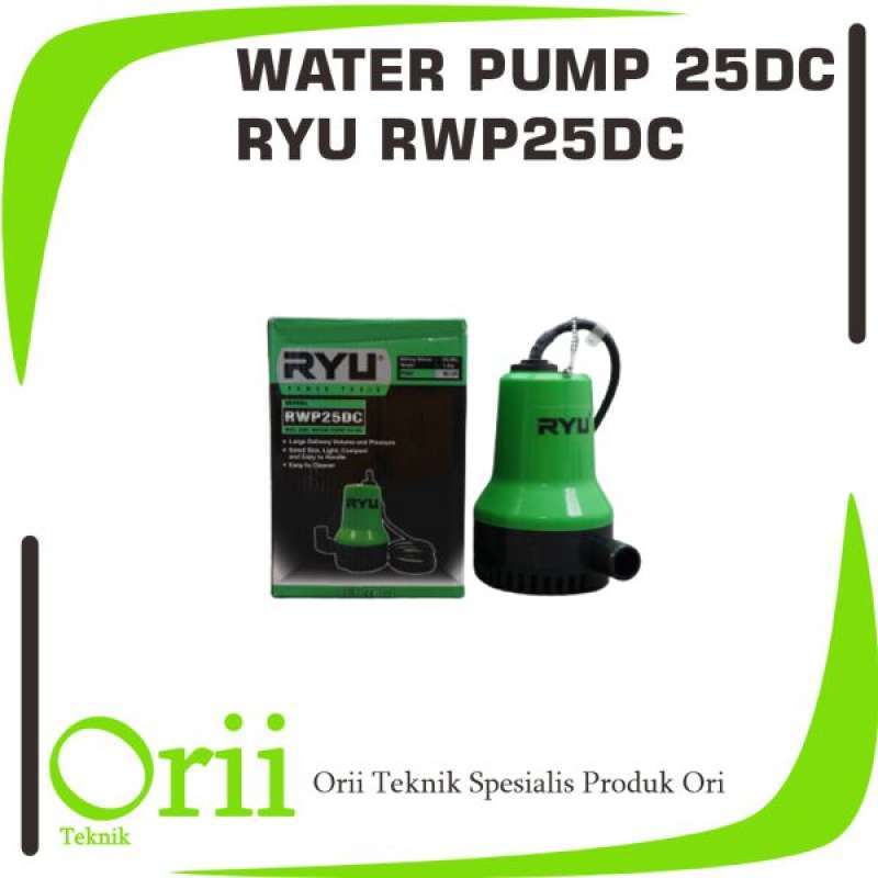 Jual Ryu Pompa Celup Air Dc 12V RYU RWP25DC Kolam Submersible Pump Pompa di Seller Orii Teknik ...