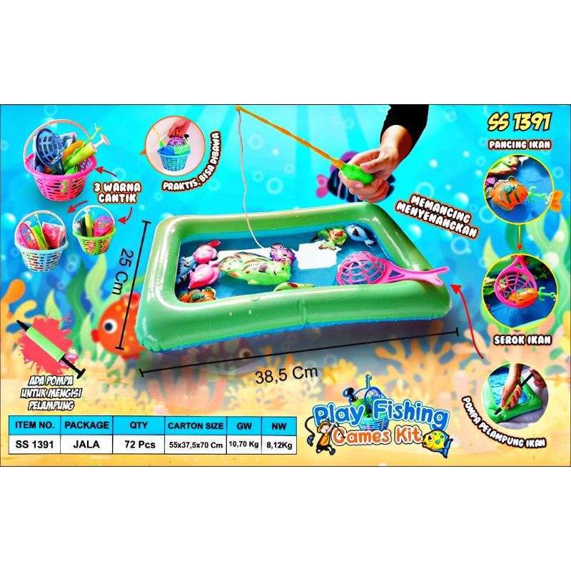 Promo Ss 1391 Mainan Anak Edukasi Pancing Magnet Set Keranjang Dan ...
