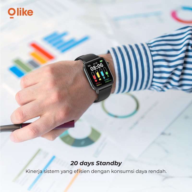 Jual Olike Jam Tangan W12c Smartwatch Bluetooth Call Touchscreen Ip67 ...