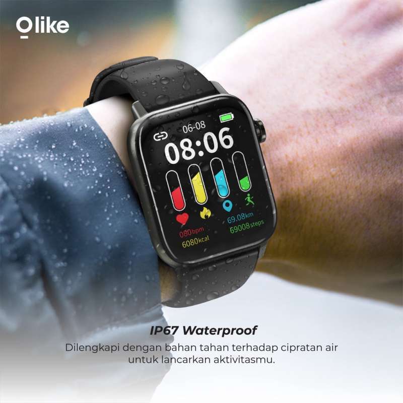 Jual Olike Jam Tangan W12c Smartwatch Bluetooth Call Touchscreen Ip67 ...