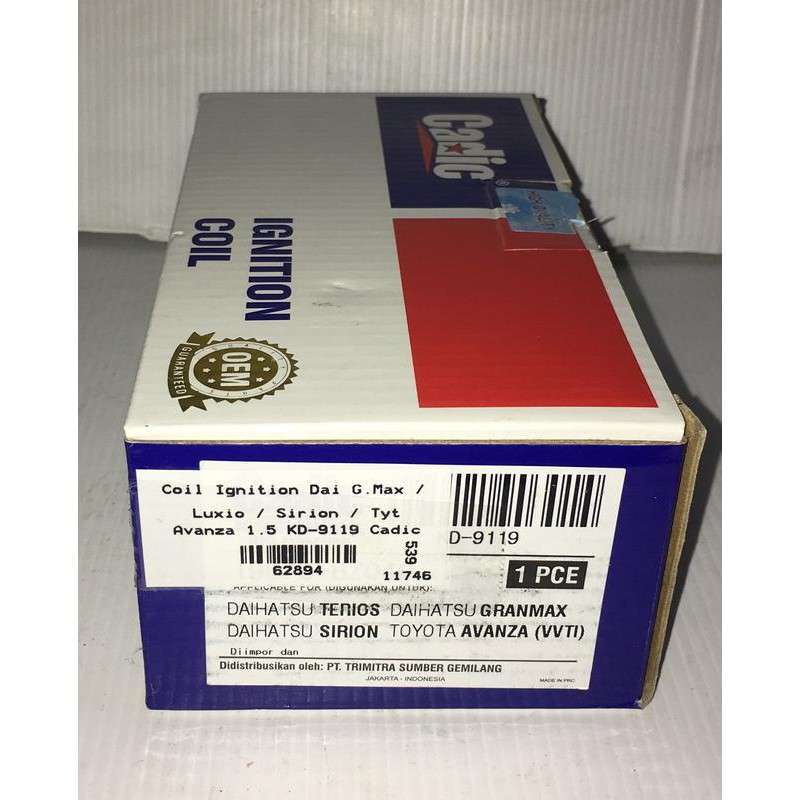 Jual Coil Cadic Terios / Sirion / Grandmax / Avanza VVTI di Seller CV. PRIMARINDO OTOMITRA ...