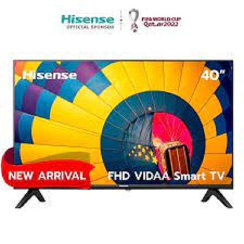 Jual Hisense Led Smart Tv 40 Full Hd Fhd 40e4h Bezelless Digital Dvb-t2 Di Seller Saerah ...