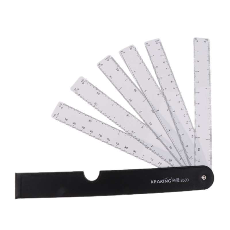 Promo Foldable Fan Reduction Scale Ruler with 6 for Engineering ...