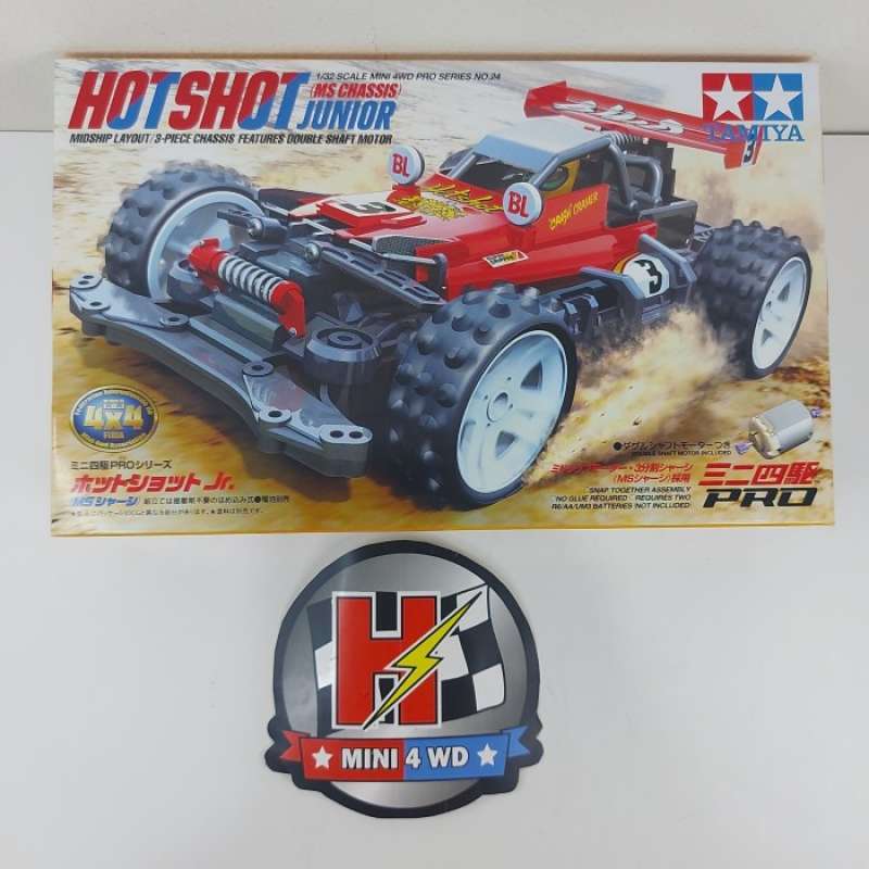 Promo Tamiya Mini 4Wd Hot Shot Junior. Ms Chassis. Diskon 33% di Seller ...