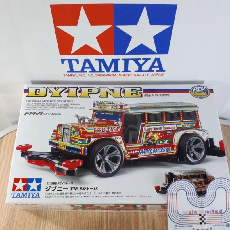 Promo Tamiya Mini 4Wd Kit Dyipne Philippines 18717 Chassis Fm-A Fma ...