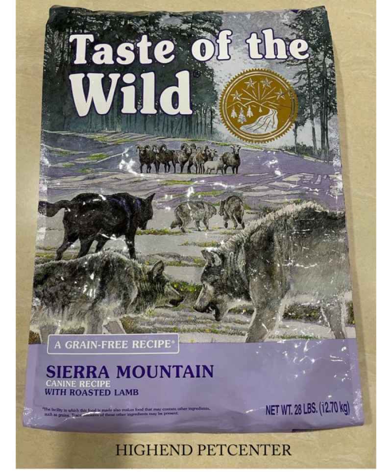 Promo Taste of The Wild Sierra Mountain Canine with Roasted Lamb 12.7kg ...
